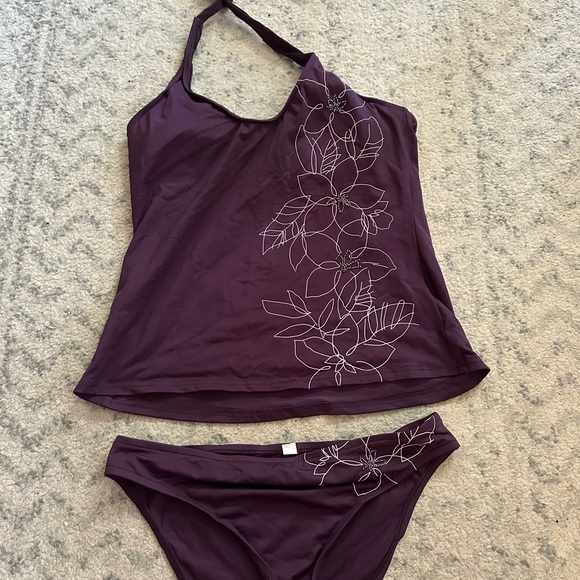 Target | Swim | Target Purple Floral Womens Swim Tankini Set | Poshmark